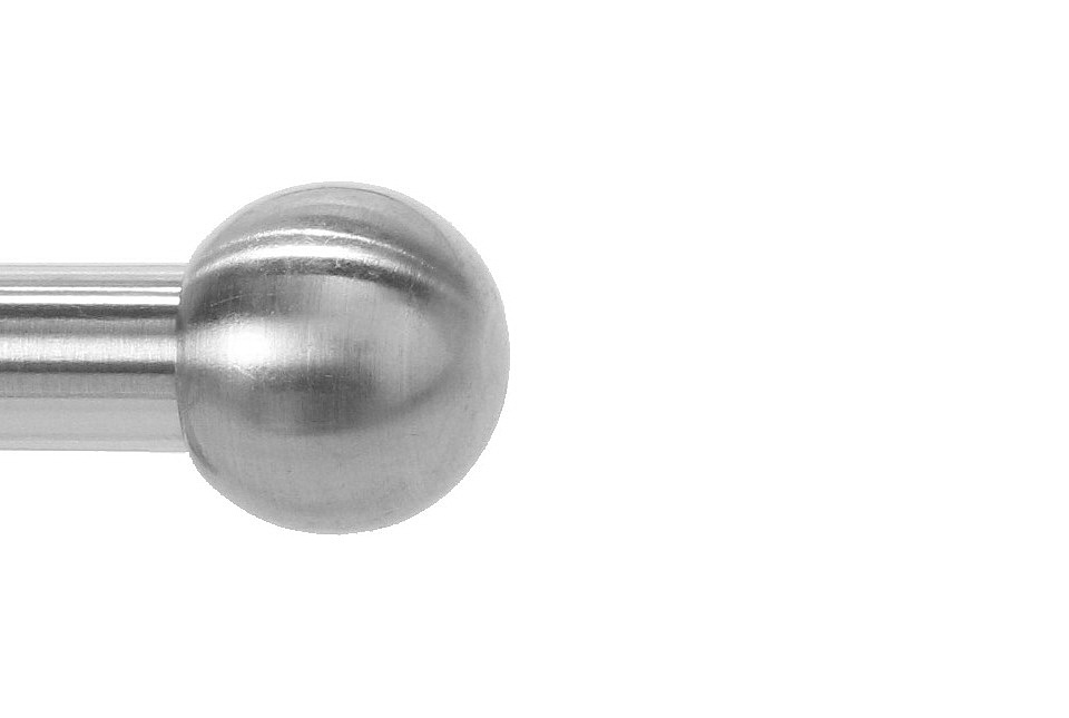 Završetak metalne garnišne za zavese Ø16mm Kugla - Inox | Pribor za ...